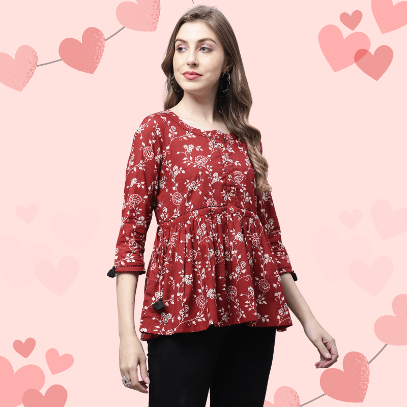 Ladies Cotton Tops - Buy Cotton Tops for Women Online at Upto 50% off ...
